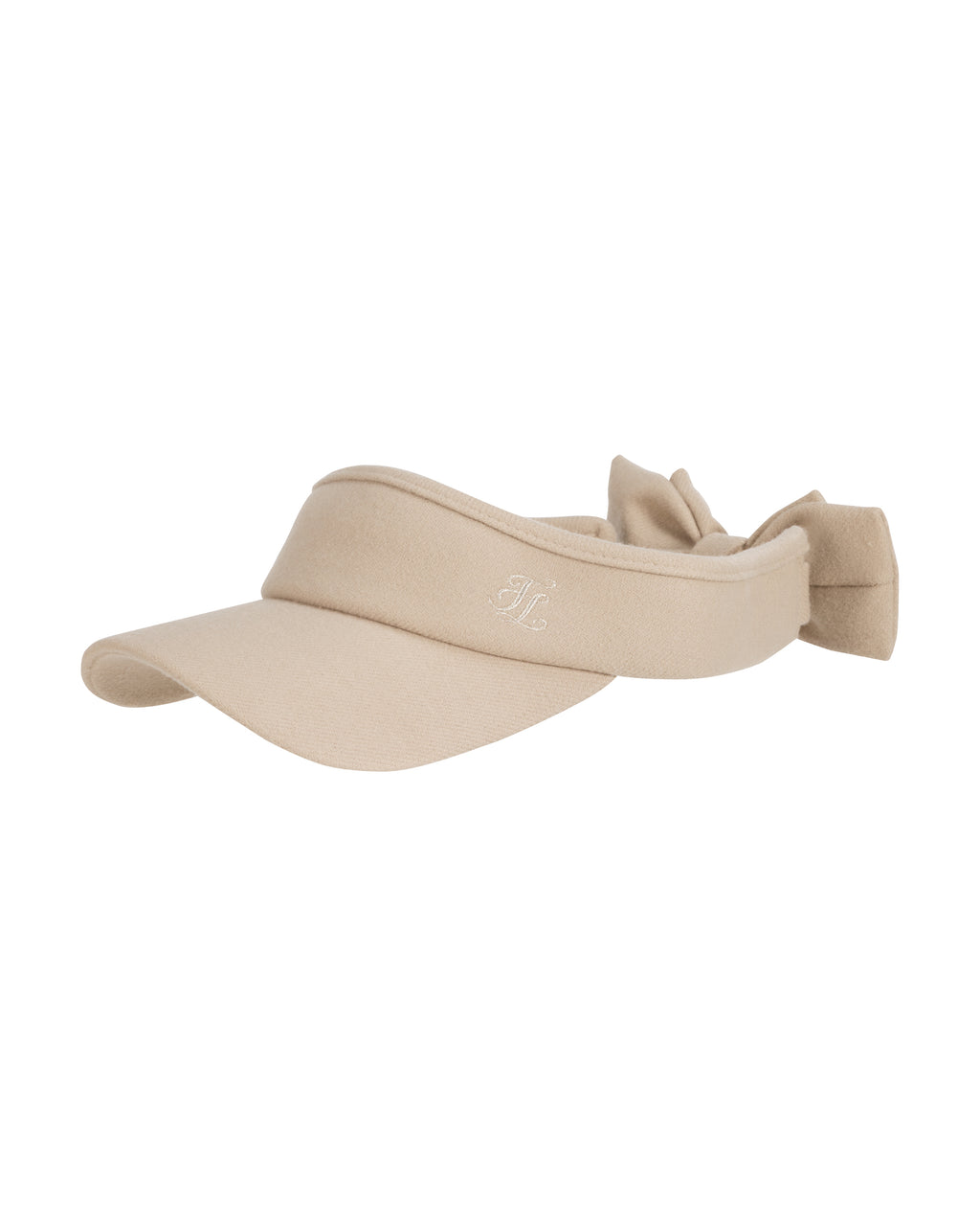 Detachable back ribbon visor (Beige) – Fairliar USA