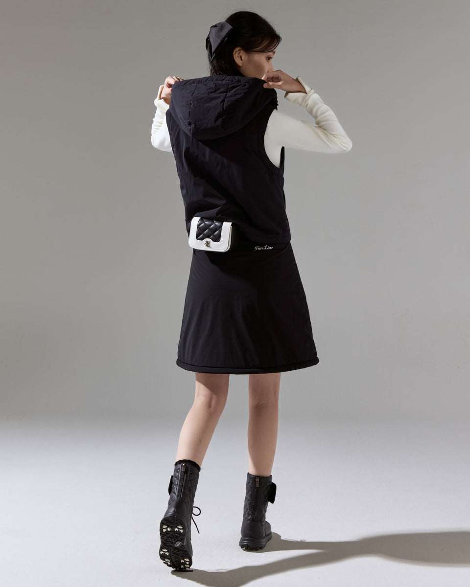 Fair Liar Cropped Puffy Vest - Black – Fairliar USA